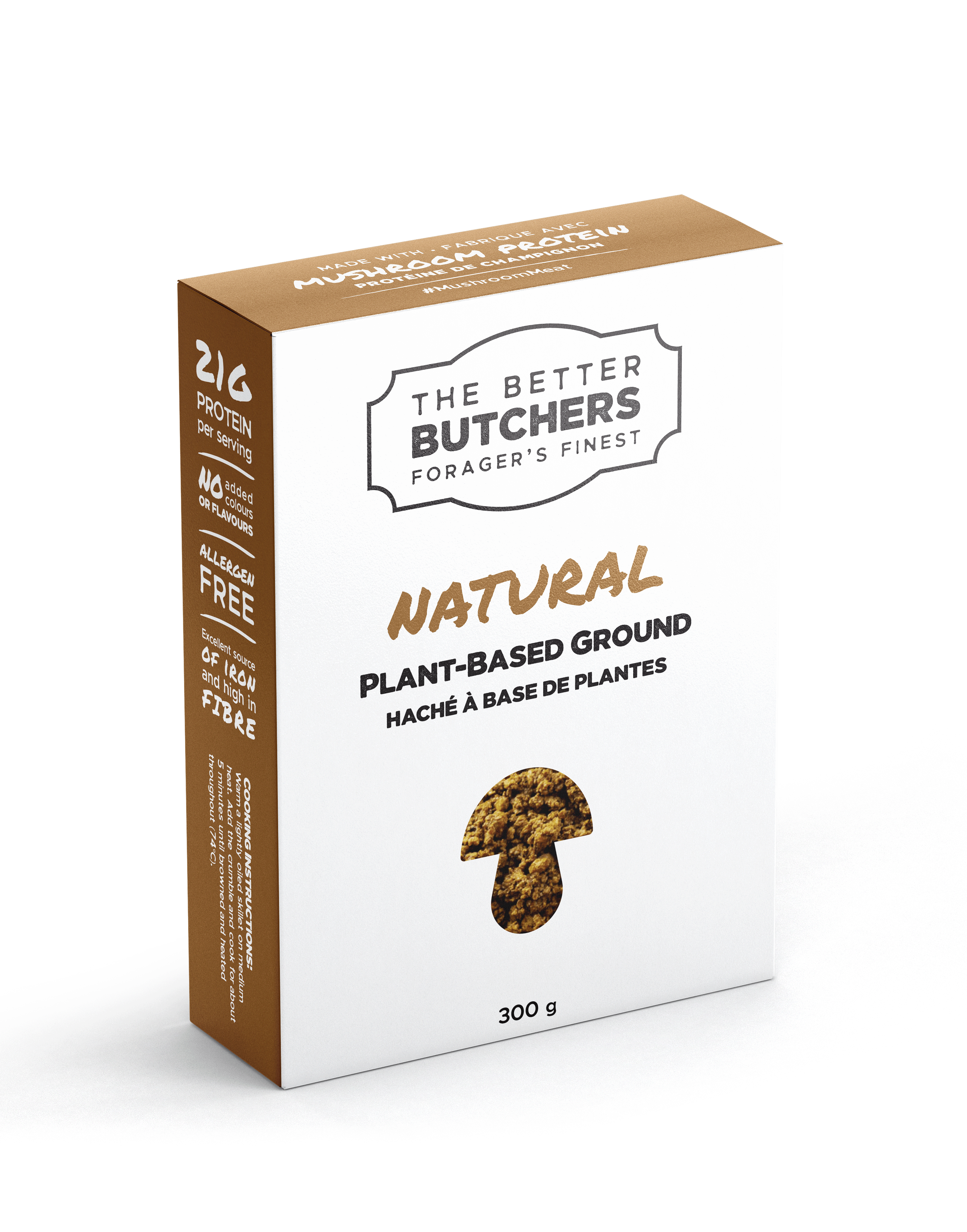 Natural Plant-Based Ground | Mushroom-Powered Protein • The Better Butchers